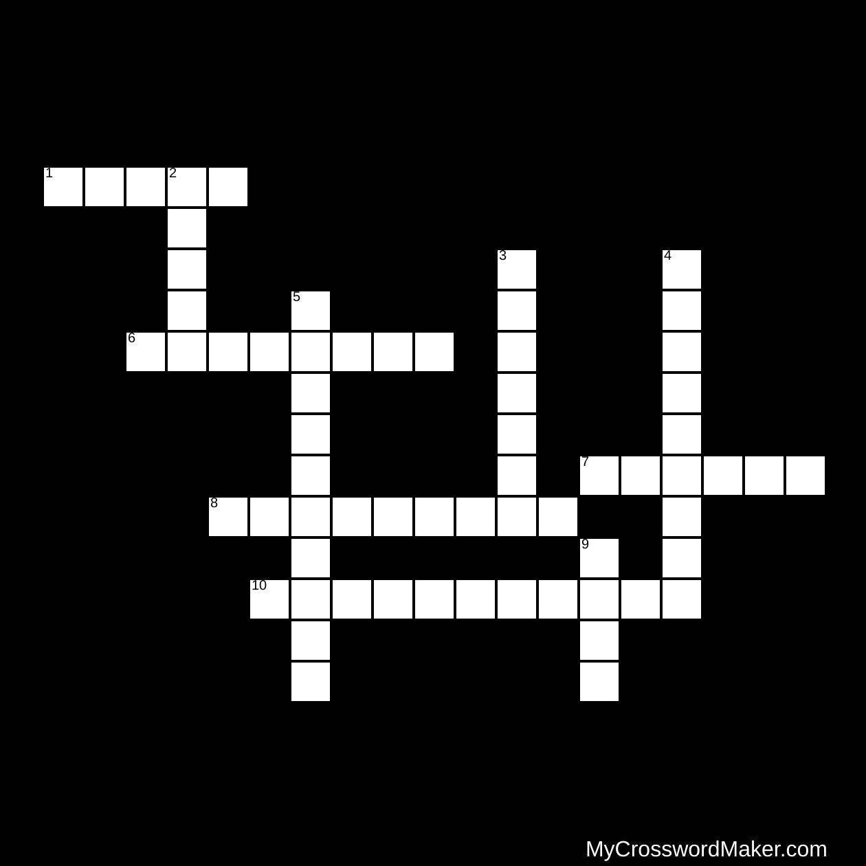 1 Nephi 6-10 - Crossword Puzzle