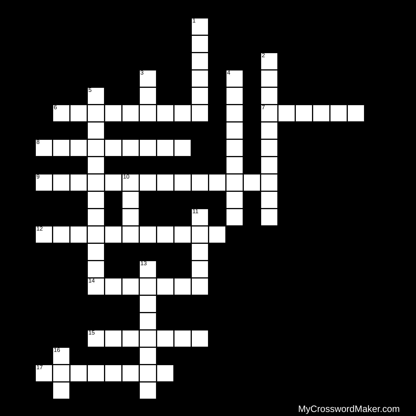 10th Grade Root Word Vocab Unit 7 - Crossword Puzzle