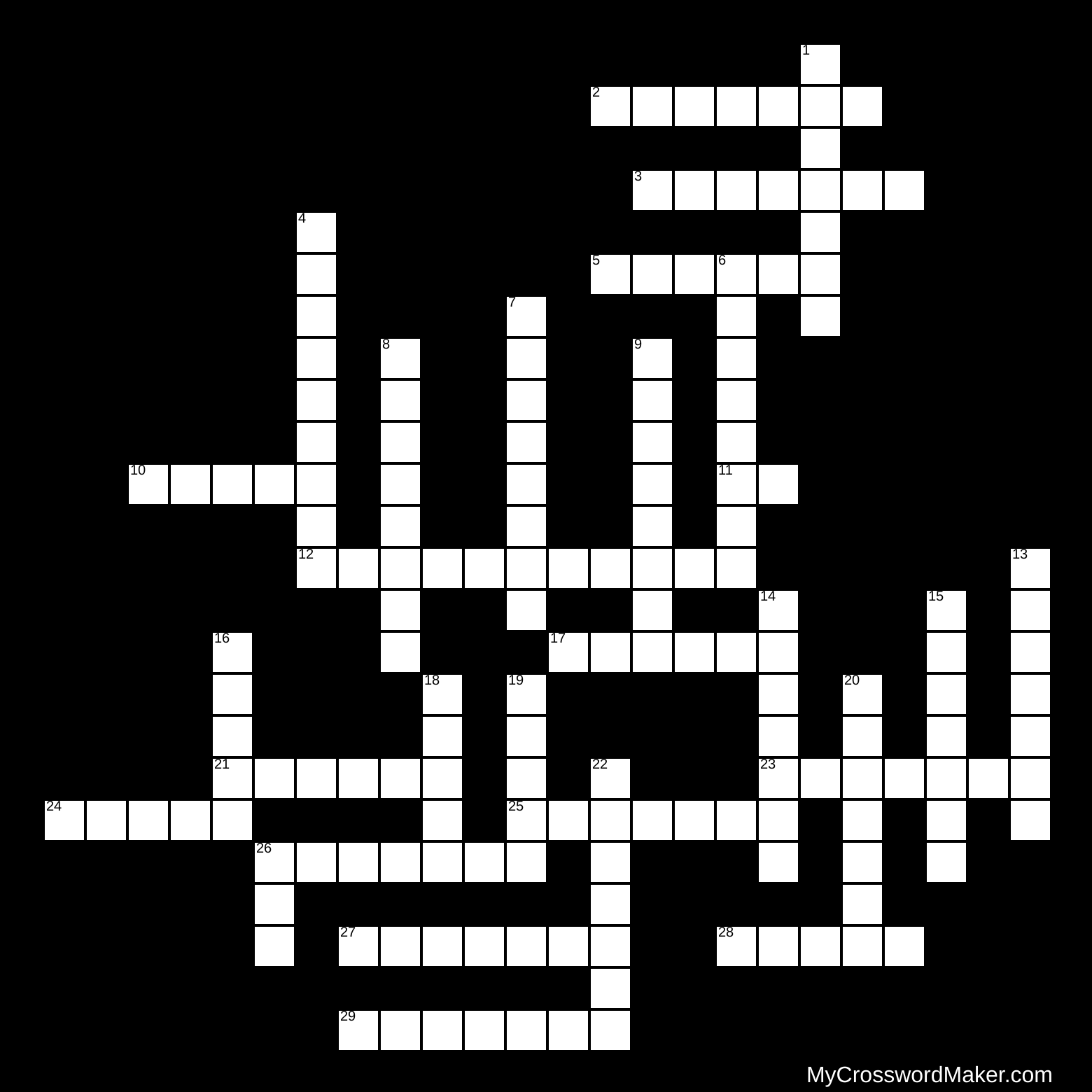 1.1 - Crossword Puzzle for Women's History Month - Crossword Puzzle