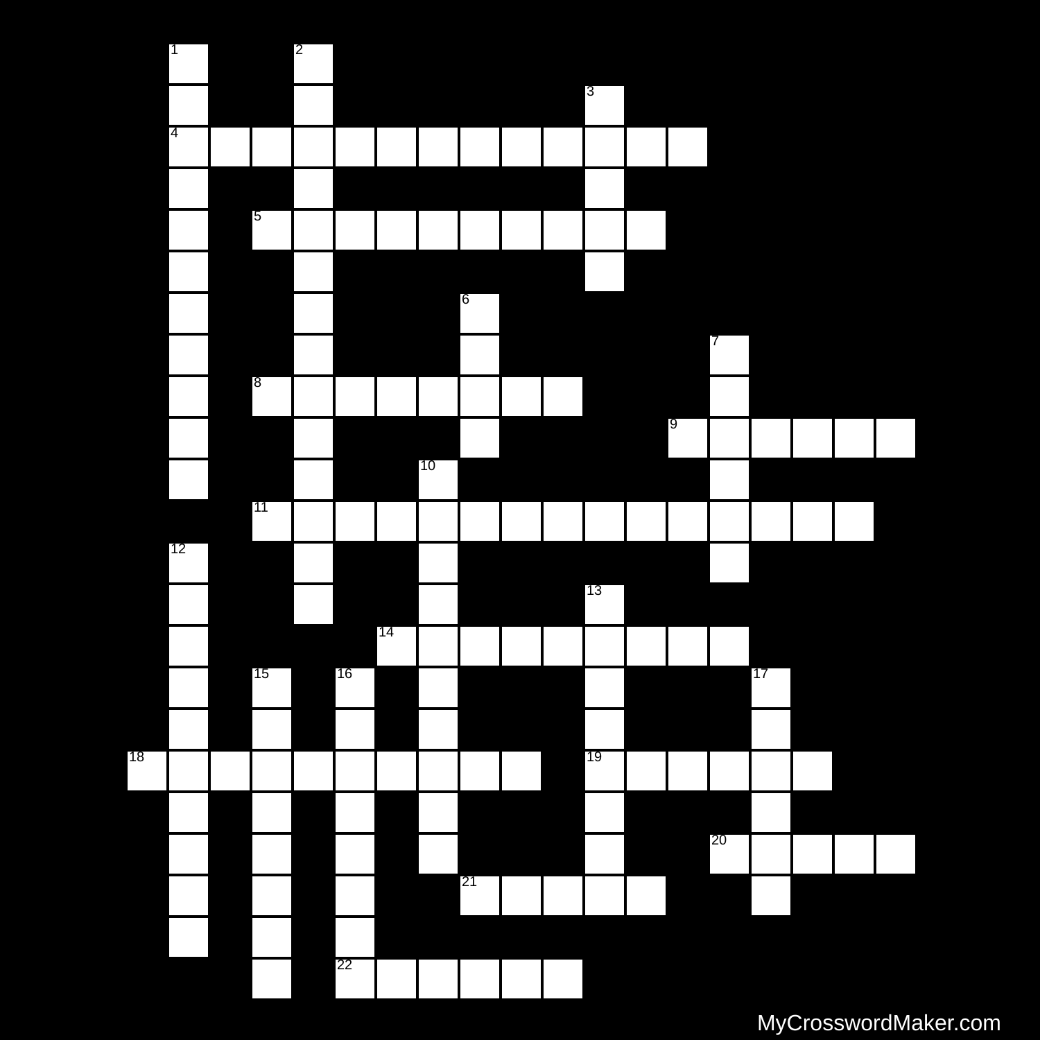 1.1 IB Biology Vocabulary - Crossword Puzzle