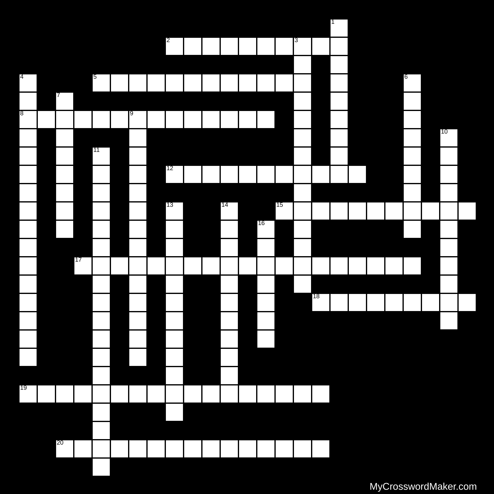 1920s and 1930s Crossword Puzzle - Crossword Puzzle