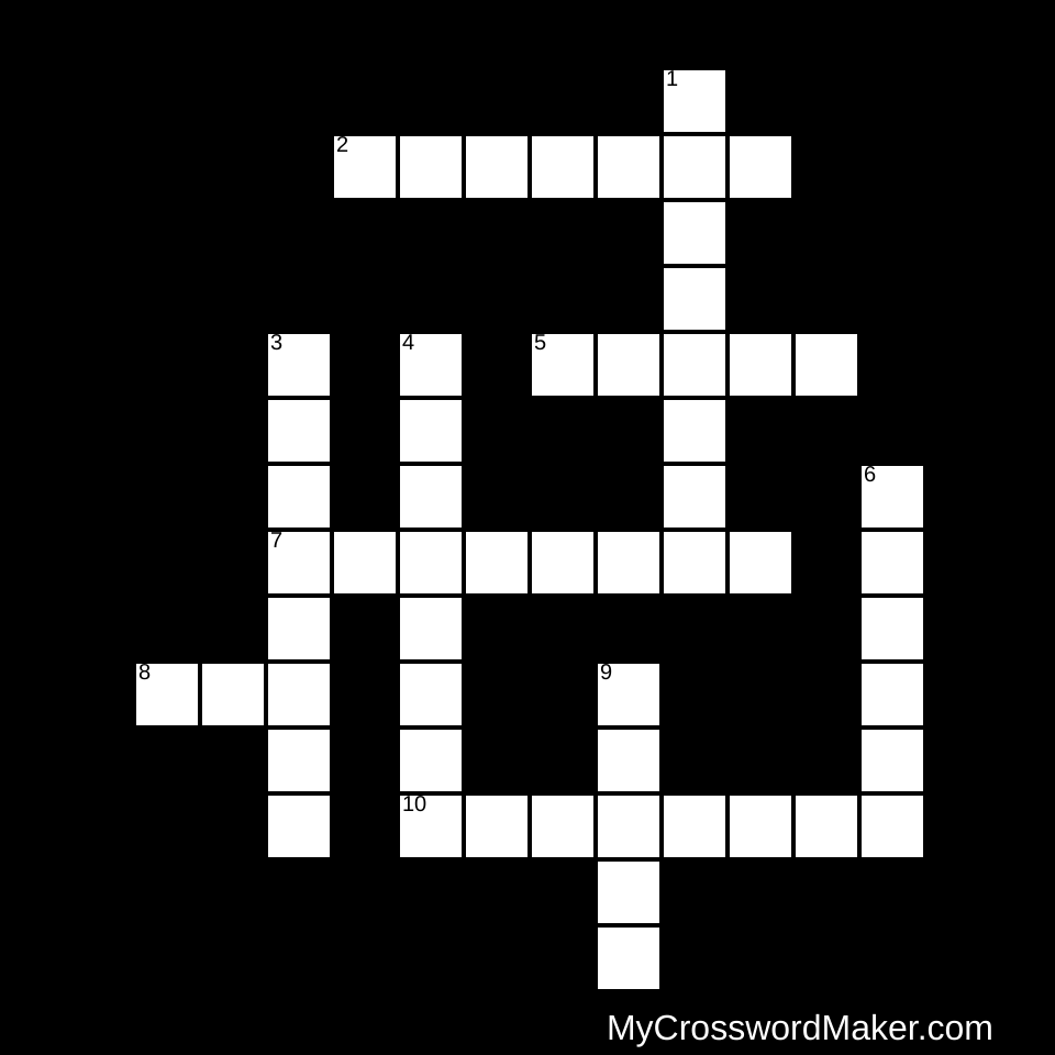 5 Themes of Geography - Crossword Puzzle