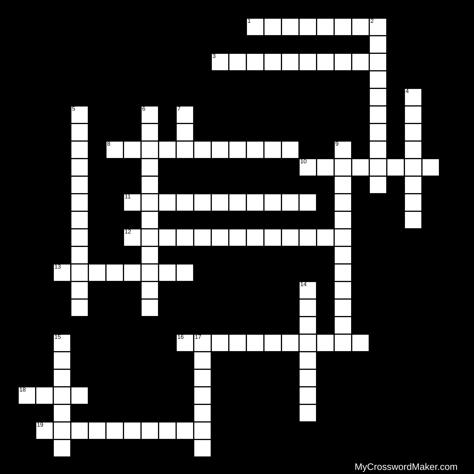 6th Grade Science (Ch. 8-10) - Crossword Puzzle