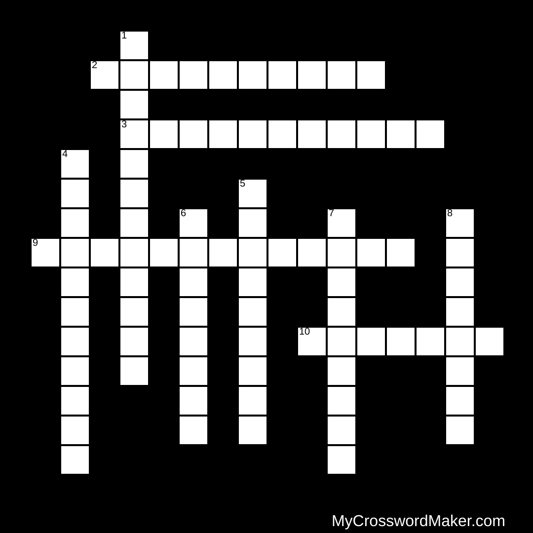 7th Grade History Assessment - Crossword Puzzle