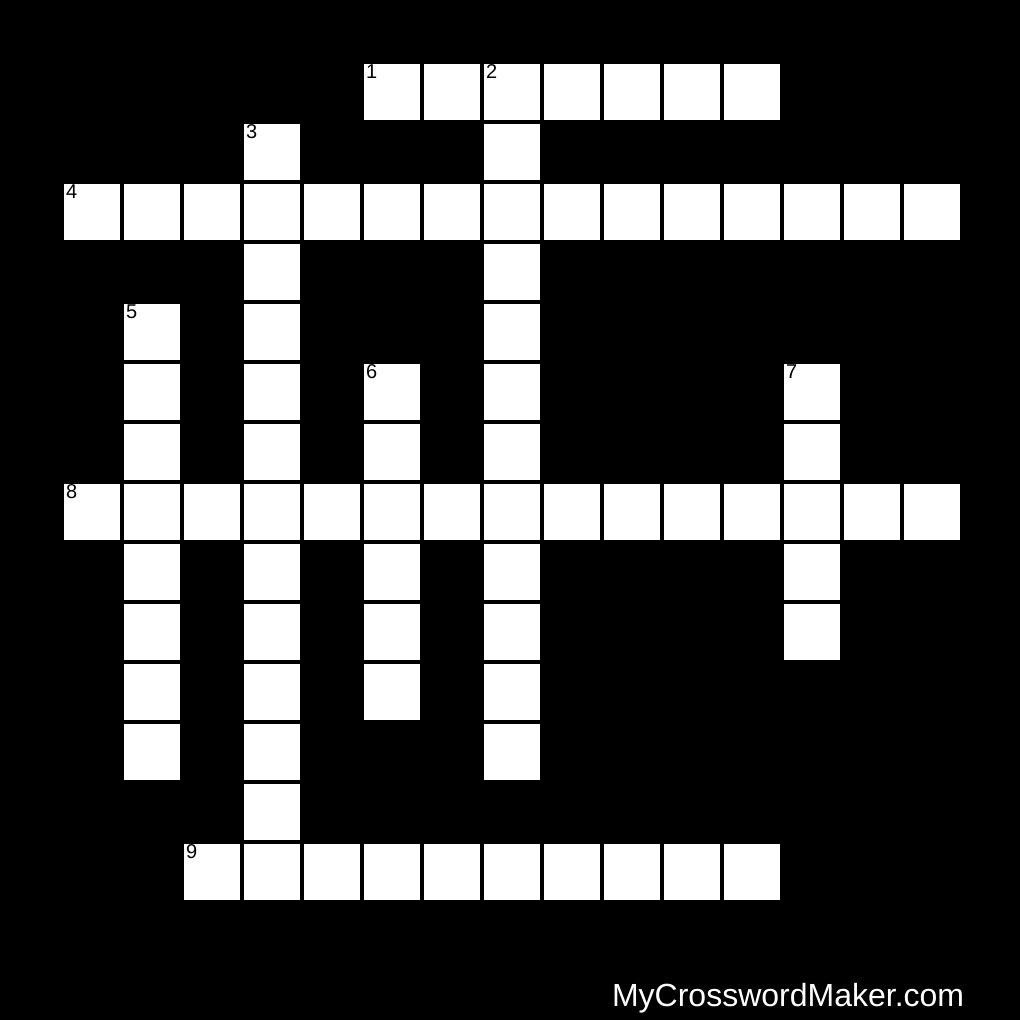 8th grade - Crossword Puzzle