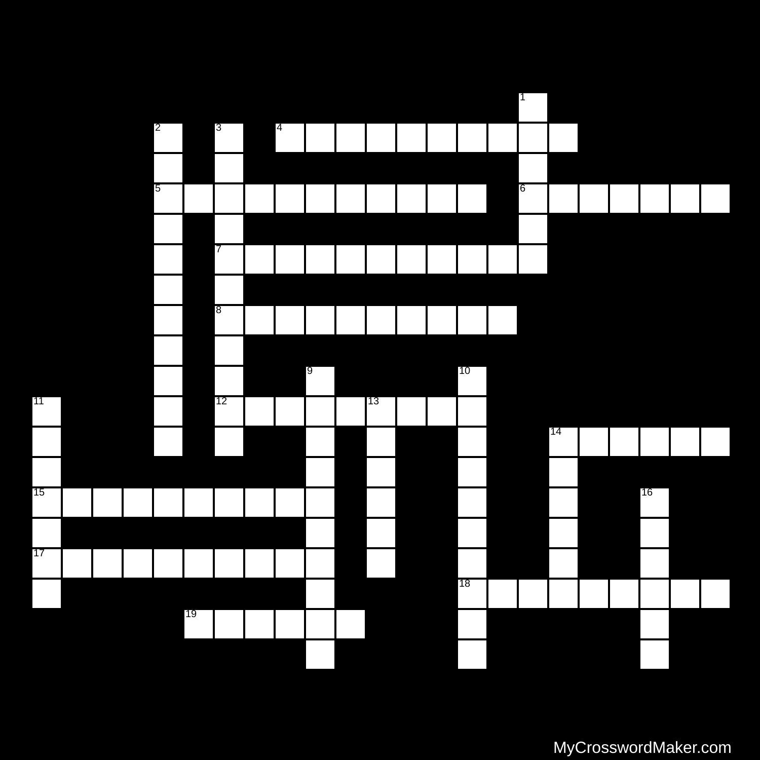 9th Grade vocabulary - Crossword Puzzle