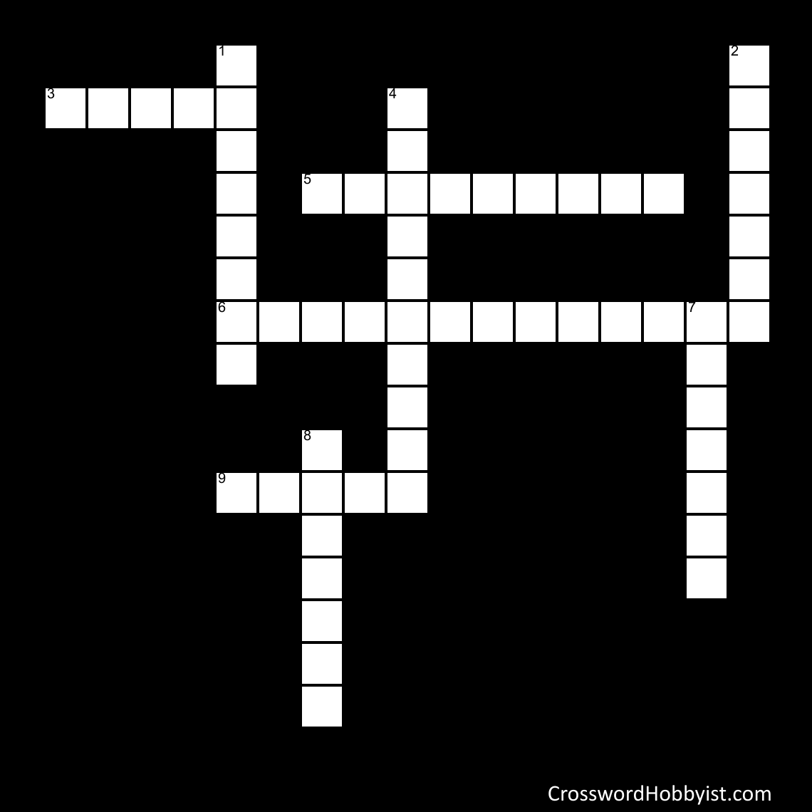 A Landforms Adventure - Crossword Puzzle