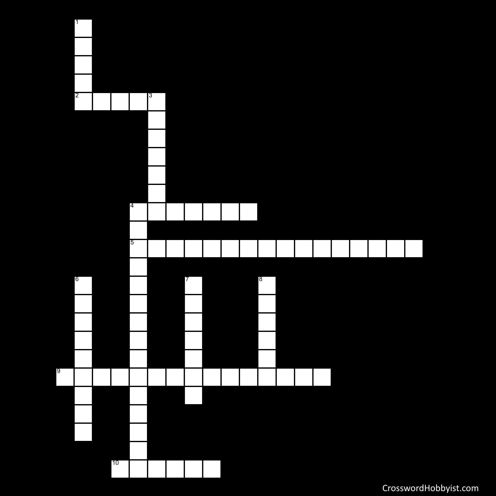 A Long Way To Go - Class 1 - Crossword Puzzle