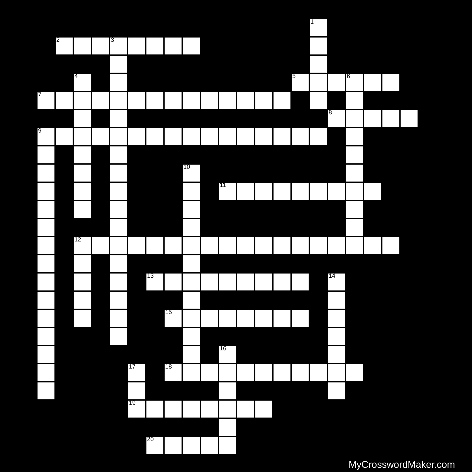 APPENDICULAR SKELETON - Crossword Puzzle