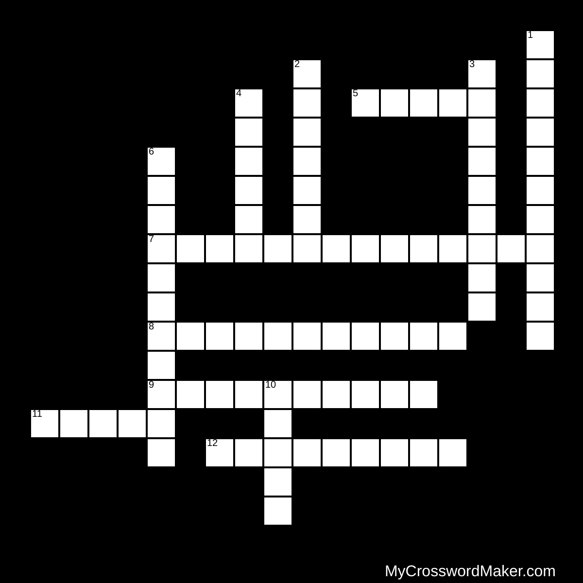 Actividad crucigrama - Crossword Puzzle