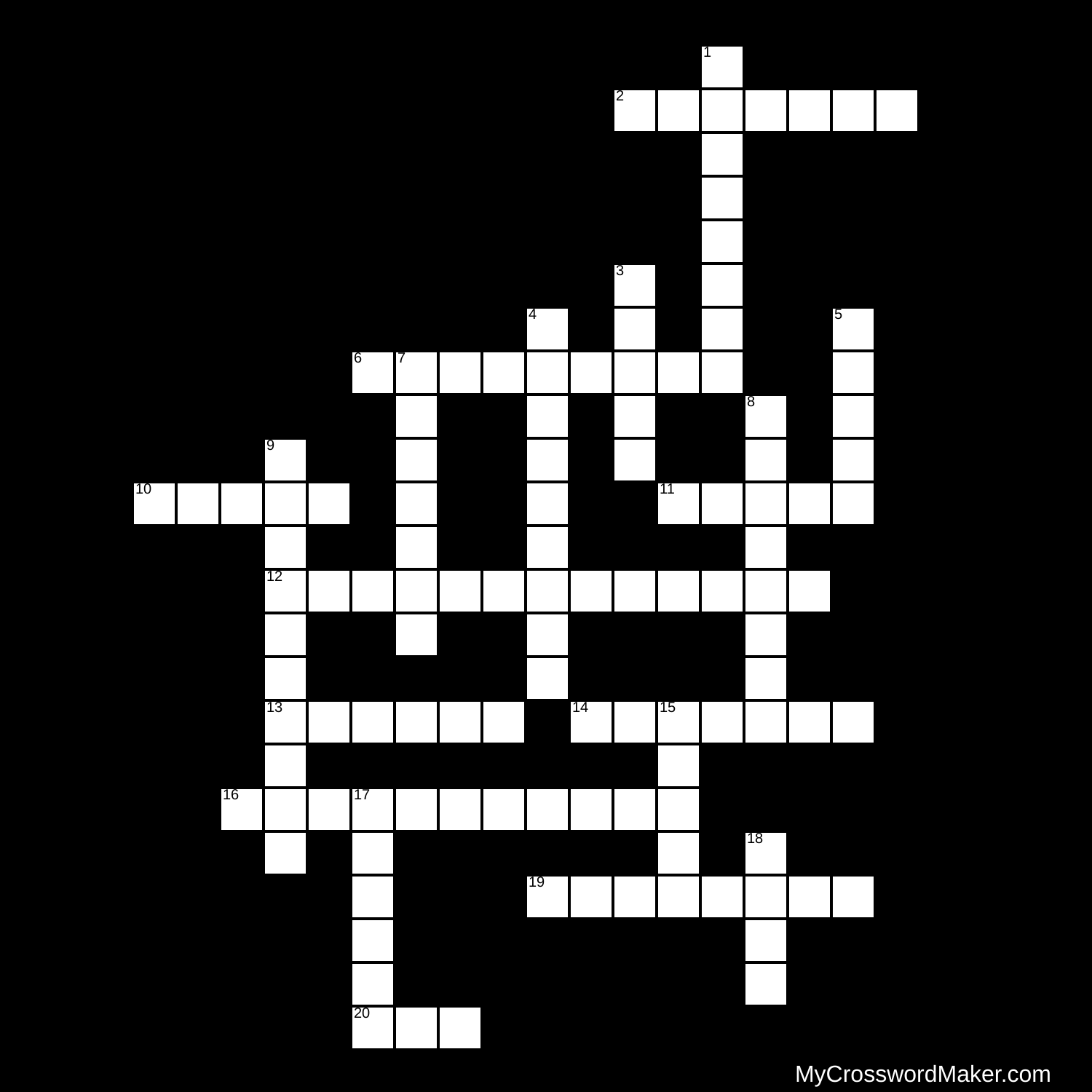 Algebra 2 - Crossword Puzzle