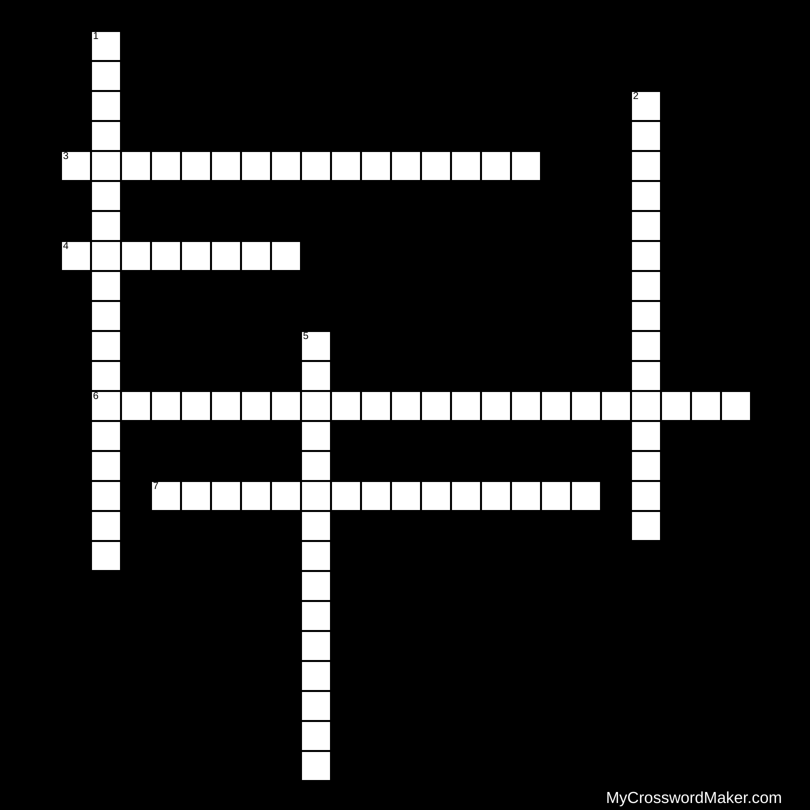 Algebra Review Puzzle #22 - Crossword Puzzle