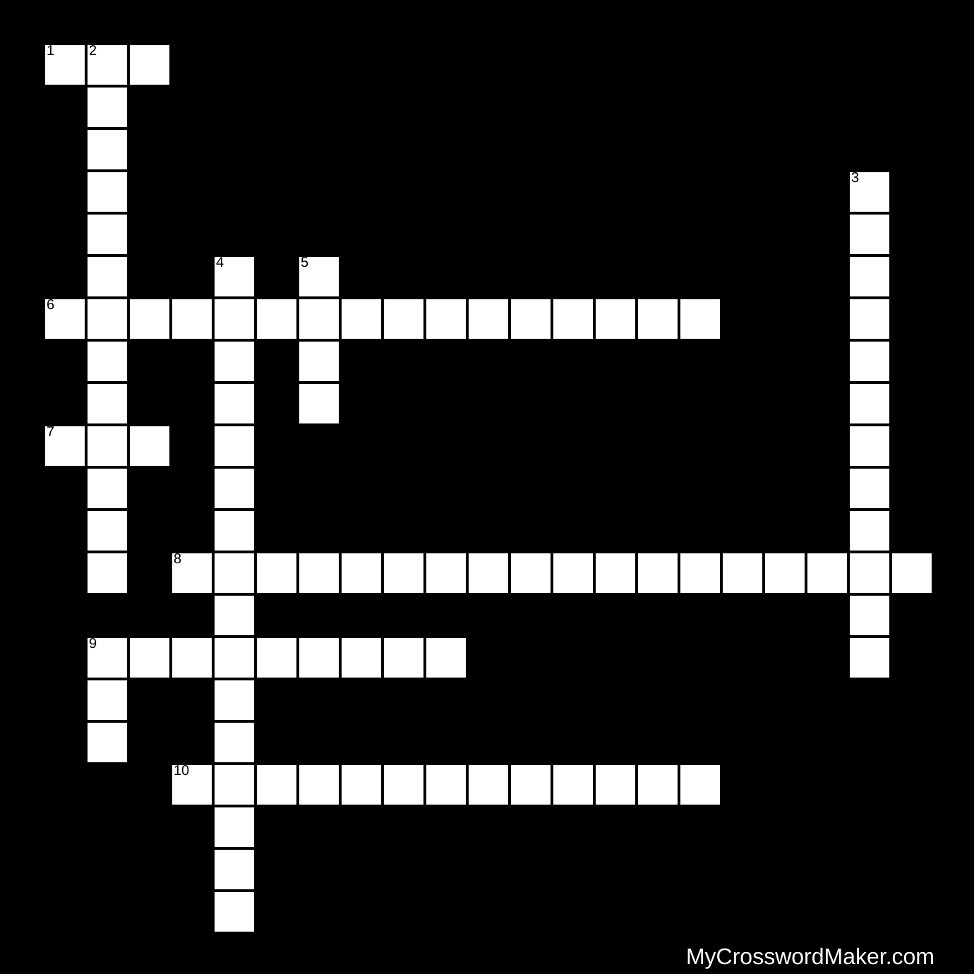Alineamiento Vertical - Crossword Puzzle