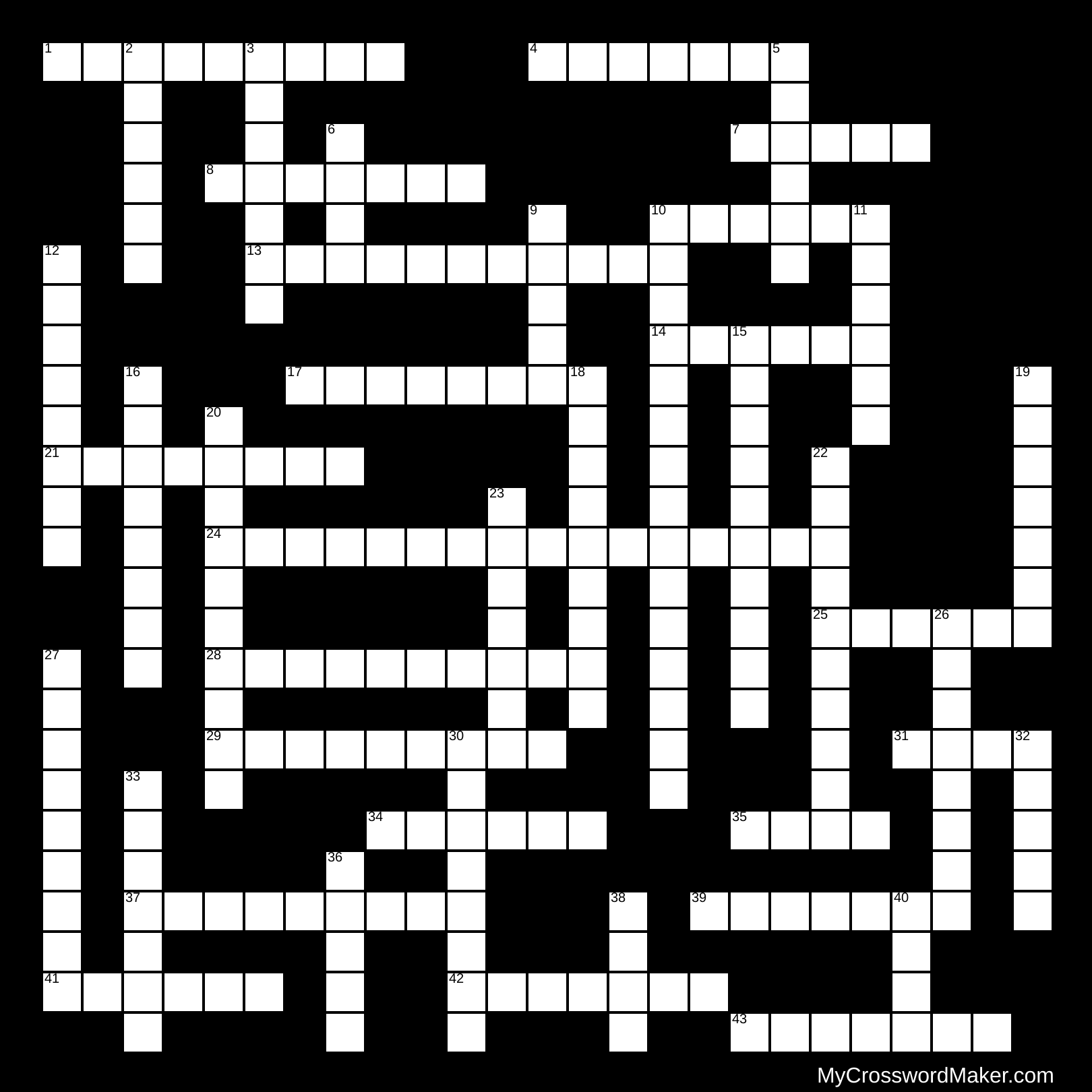 Anatomy Terms - Crossword Puzzle