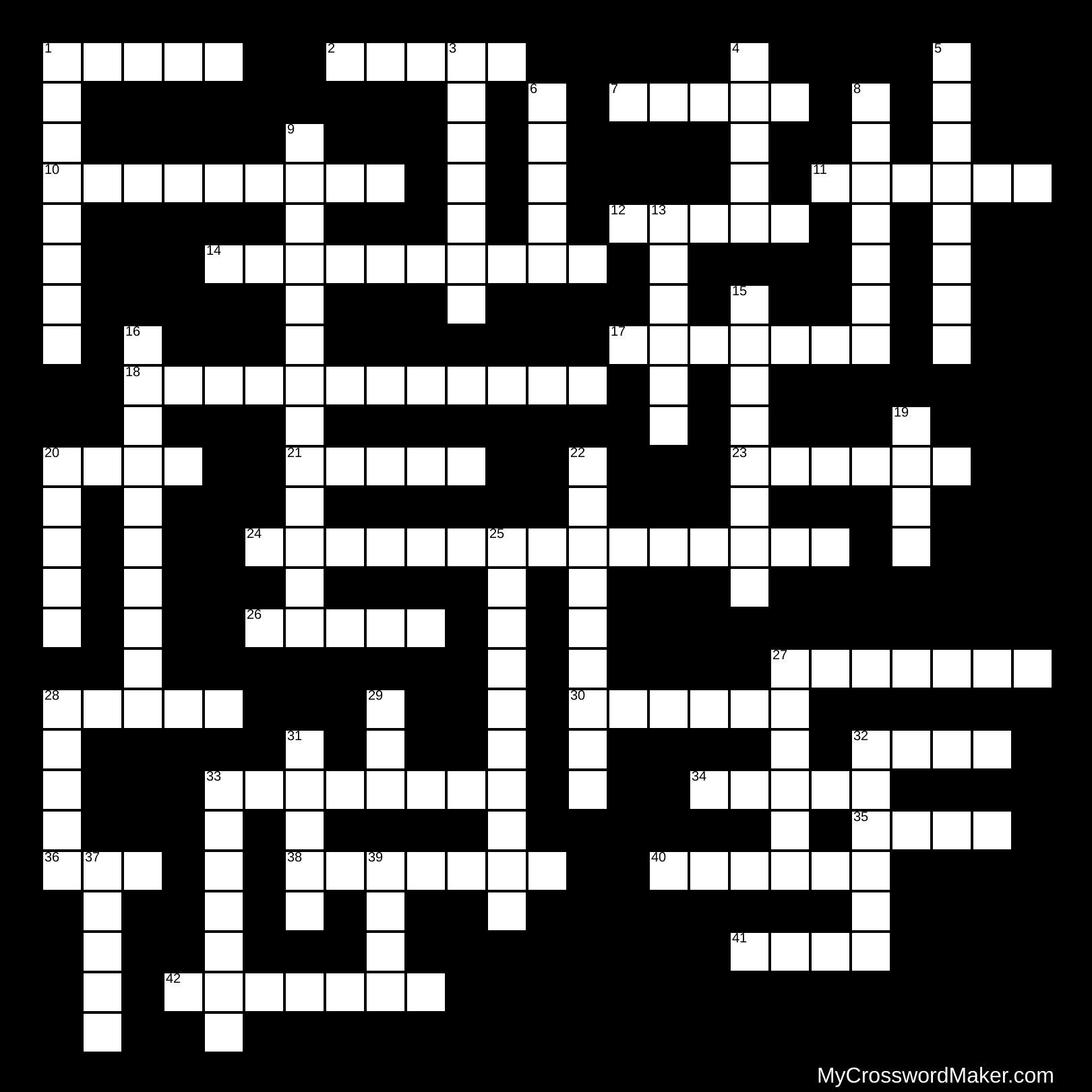 Ancient Africa Civilizations I - Crossword Puzzle