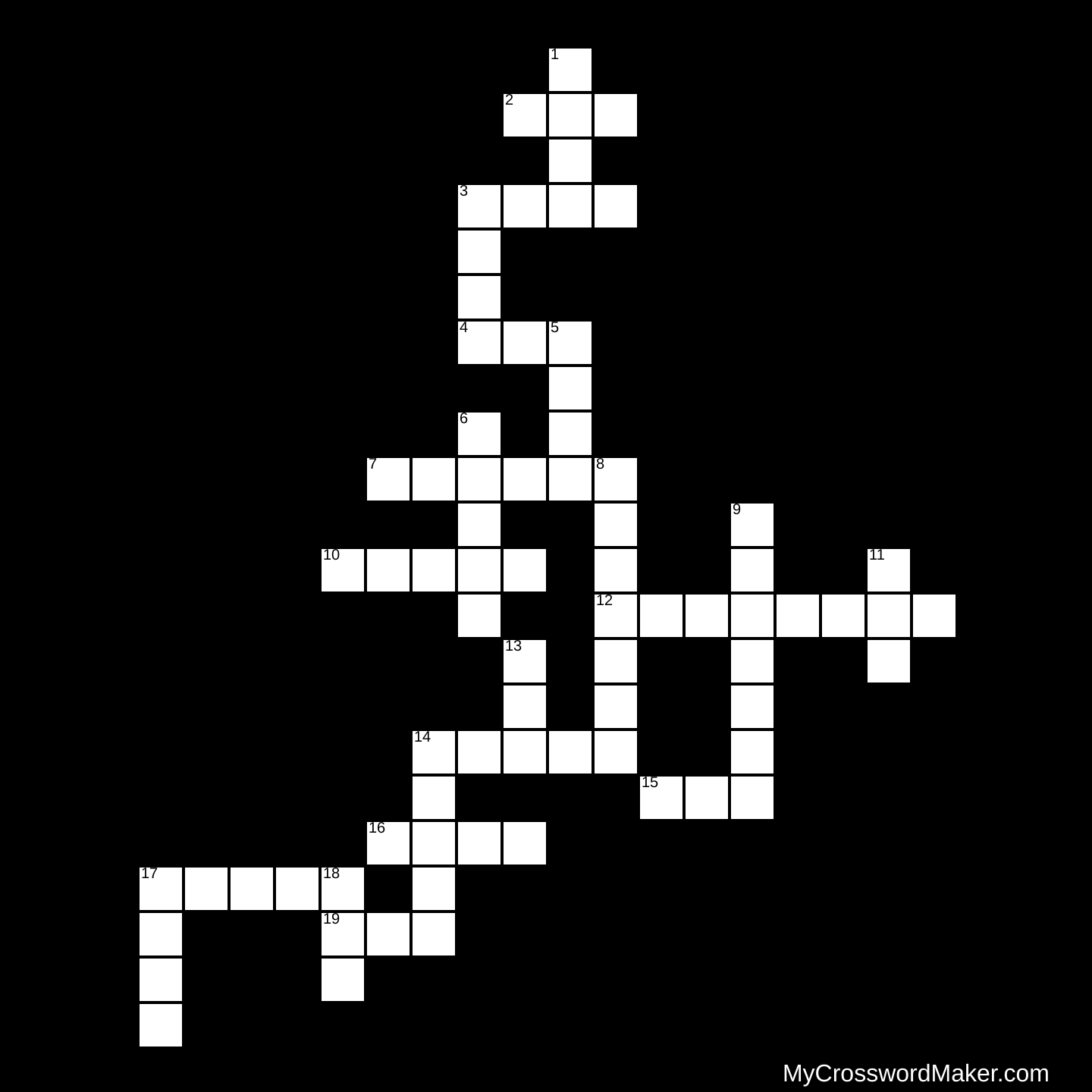 Animal Science Nomenclature - Crossword Puzzle