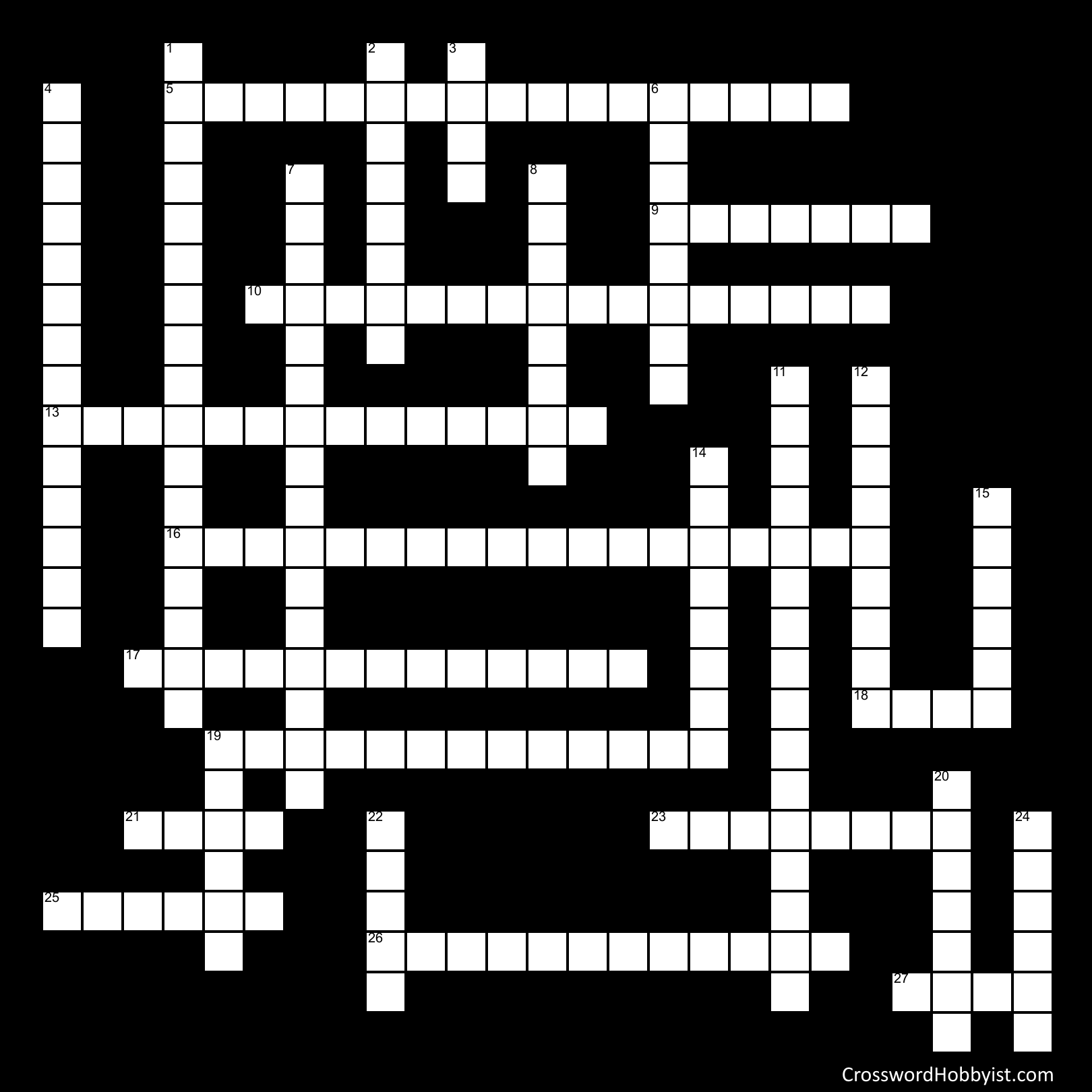 Application Software - Crossword Puzzle