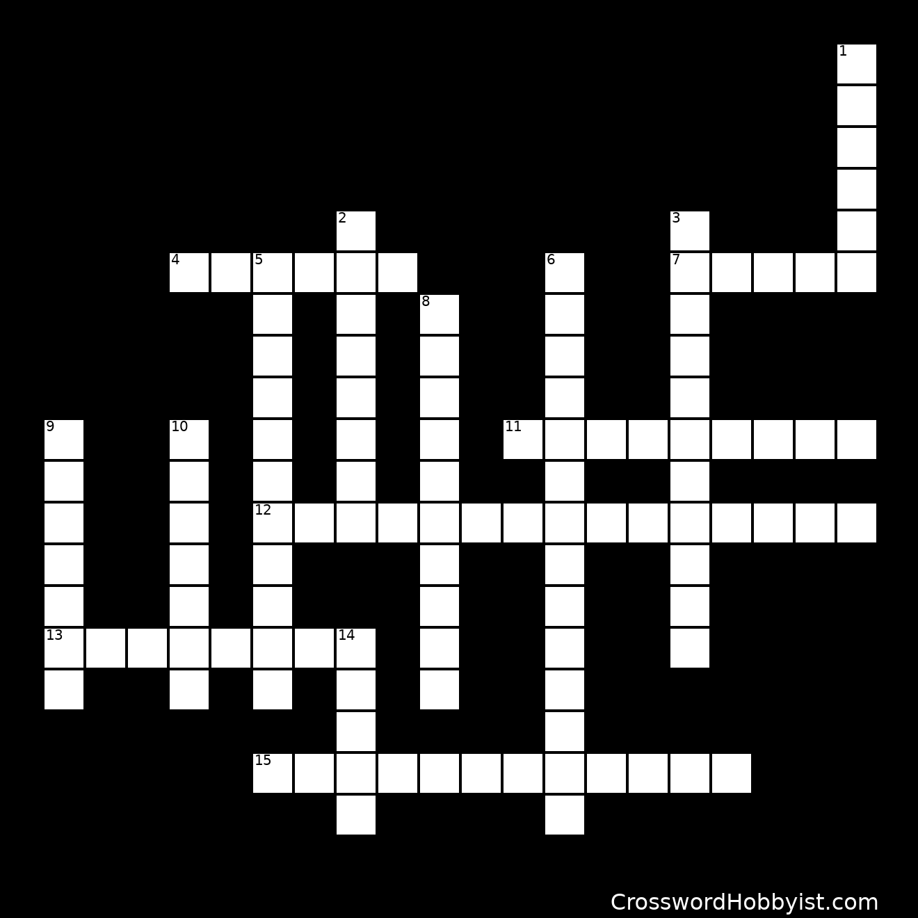 Aztec Crossword Puzzle - Crossword Puzzle