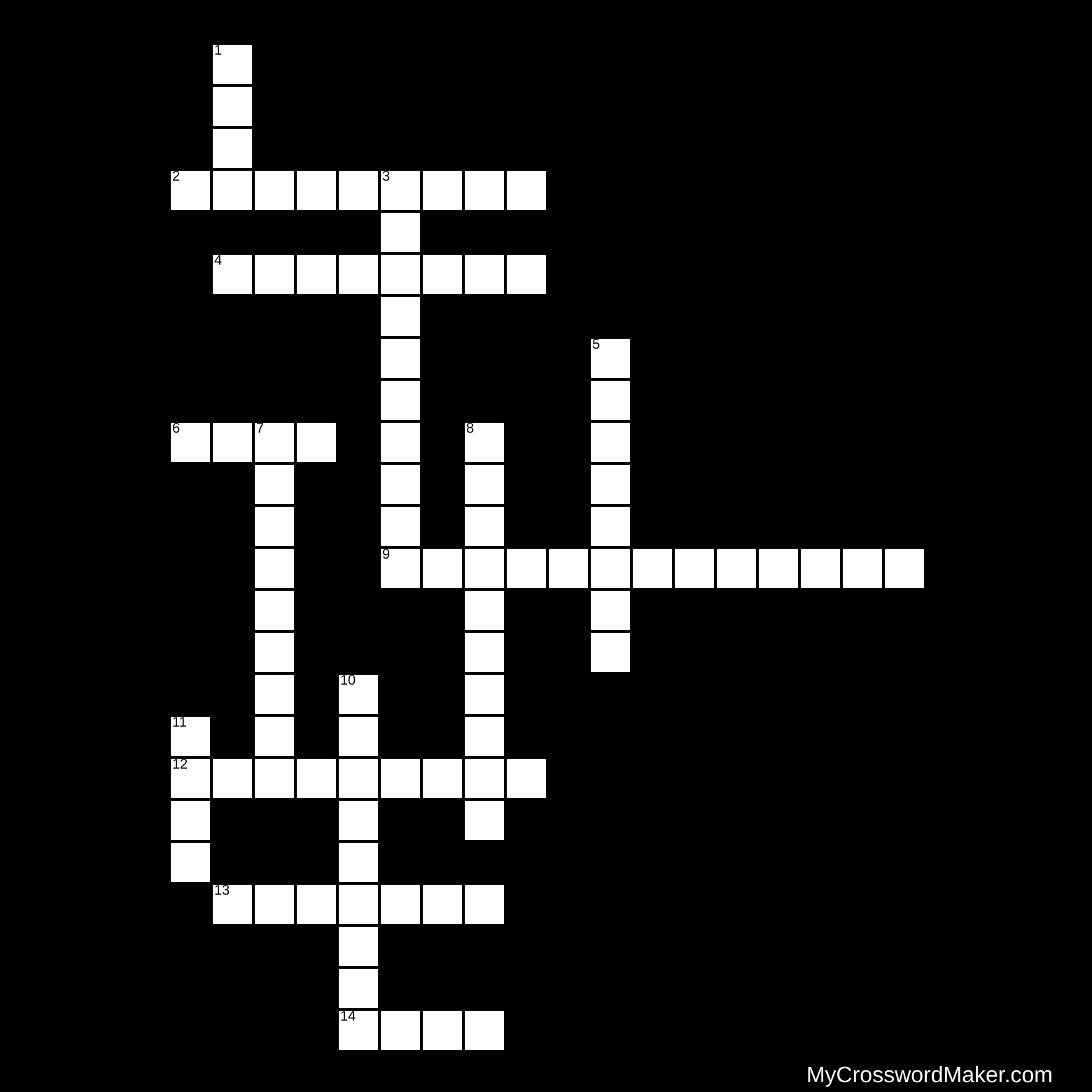 BIOGRAFÍA - Crossword Puzzle