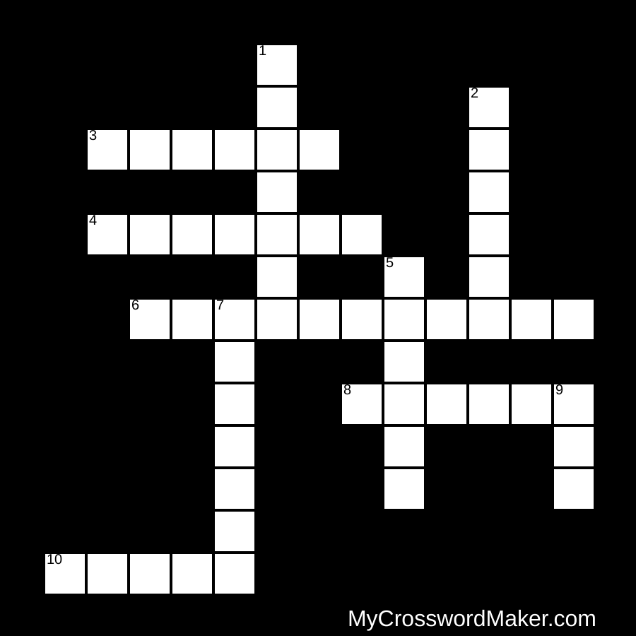 Be Strong and Courageous - Crossword Puzzle