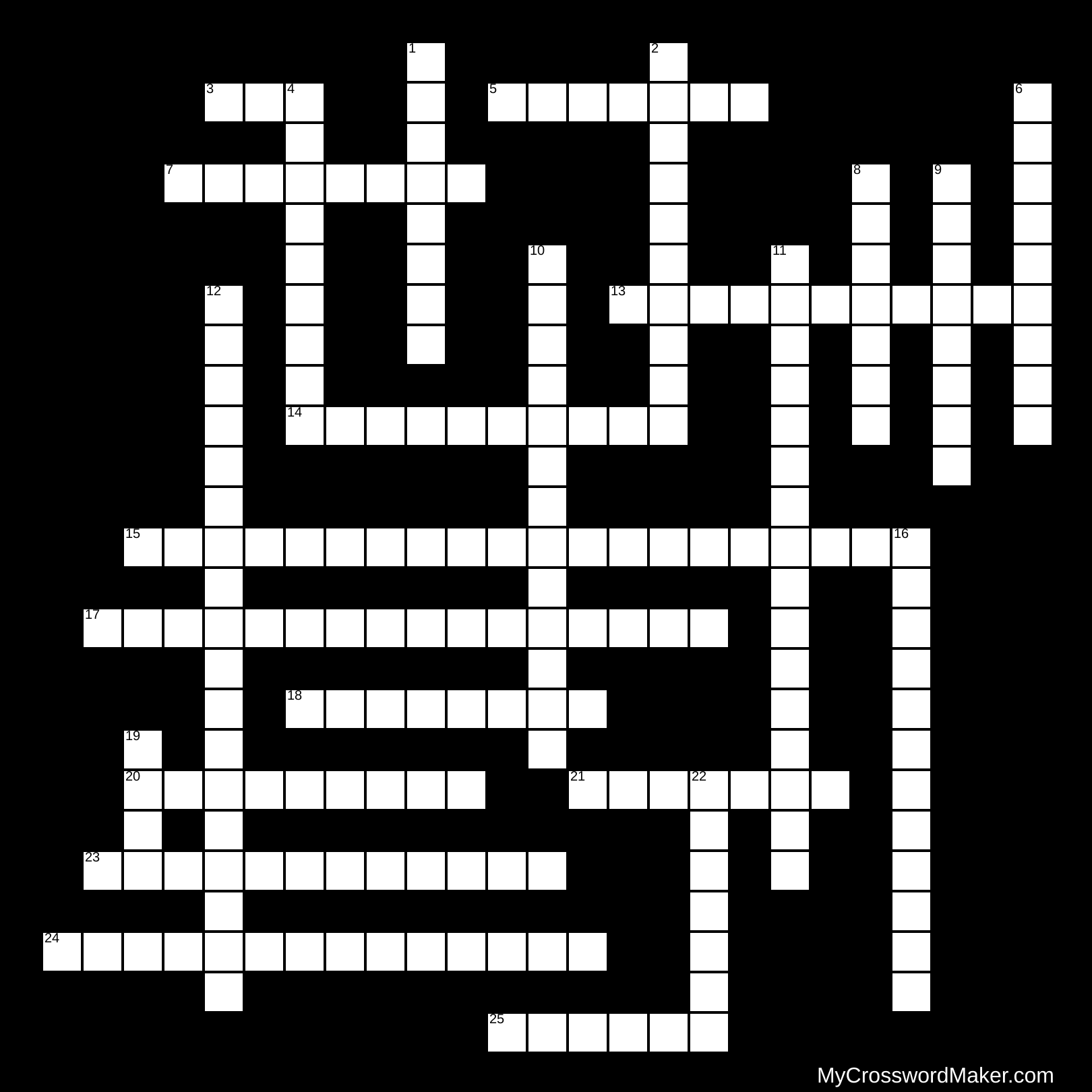 Biology AIR Test Study Guide - Crossword Puzzle