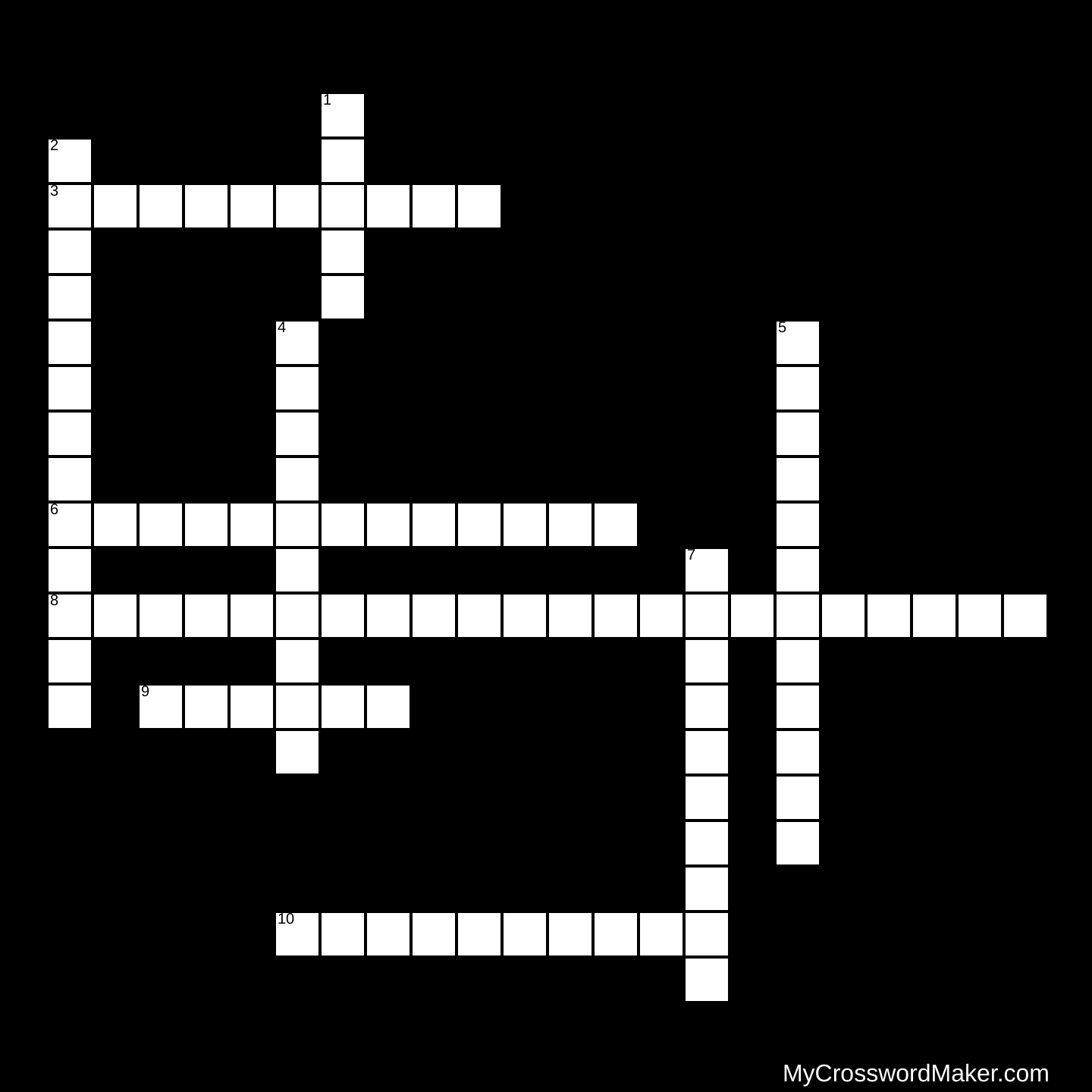 Black History Crossword - Crossword Puzzle