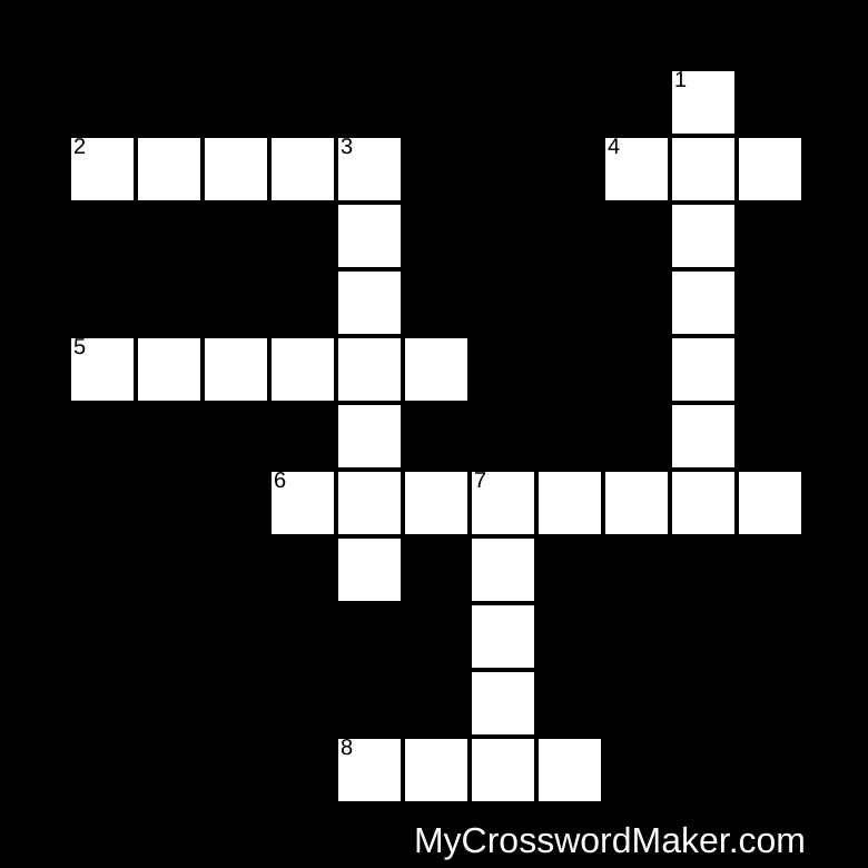 Black History "The Art The Culture" - Crossword Puzzle