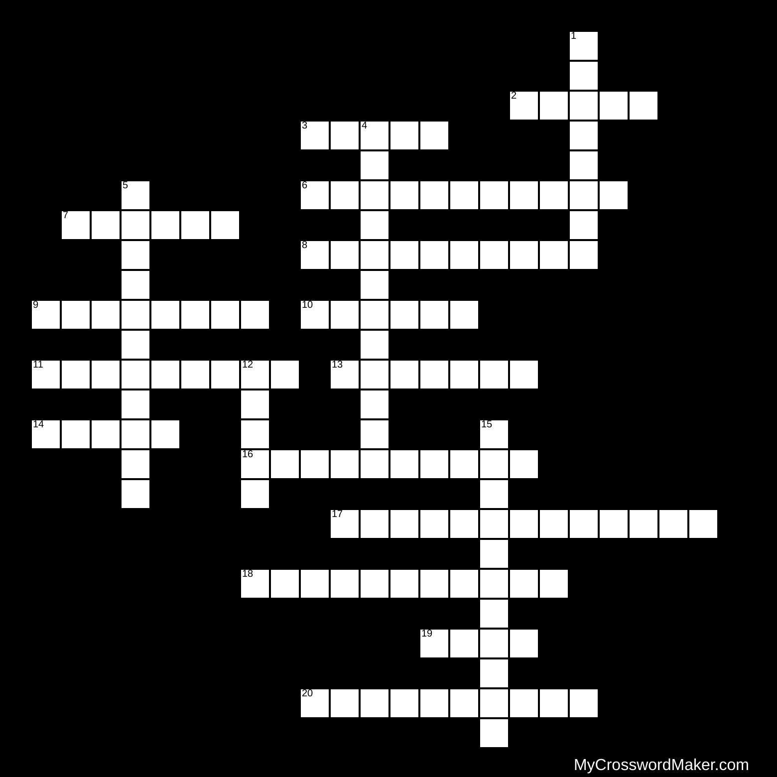 Block III - Crossword Puzzle