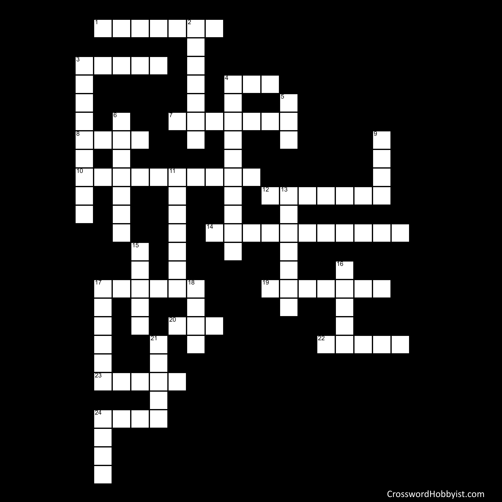 Brian's Winter and Hatchet Review - Crossword Puzzle