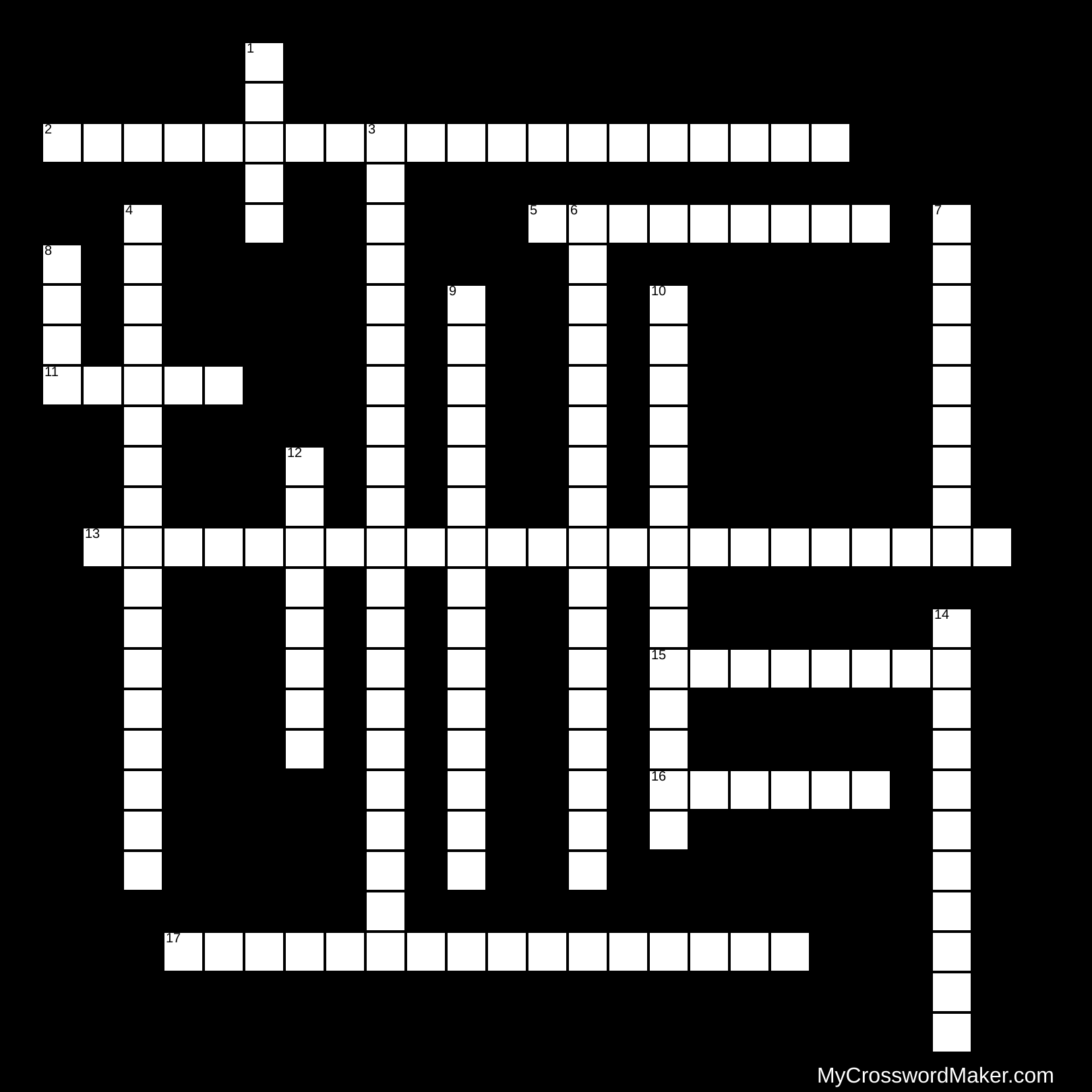CASHIER APPRECIATION MONTH - Crossword Puzzle