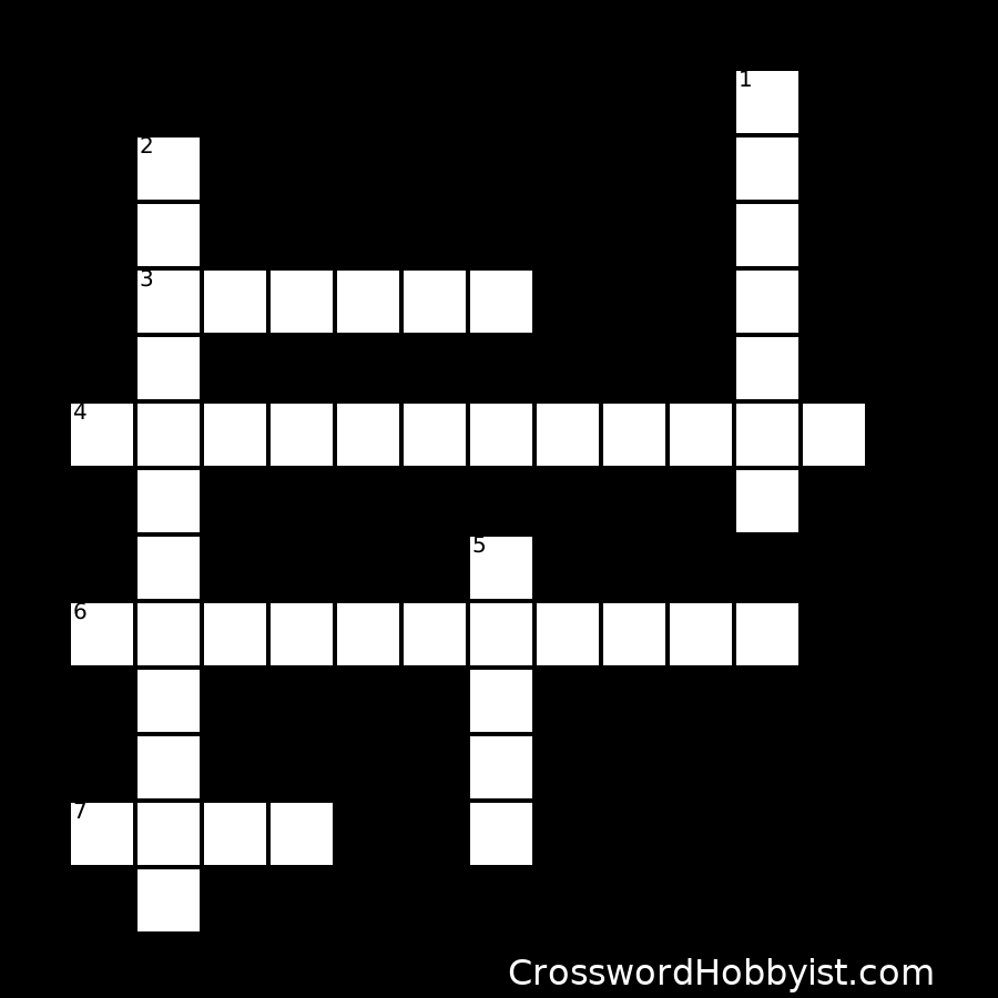 CLASS #8 - Crossword Puzzle