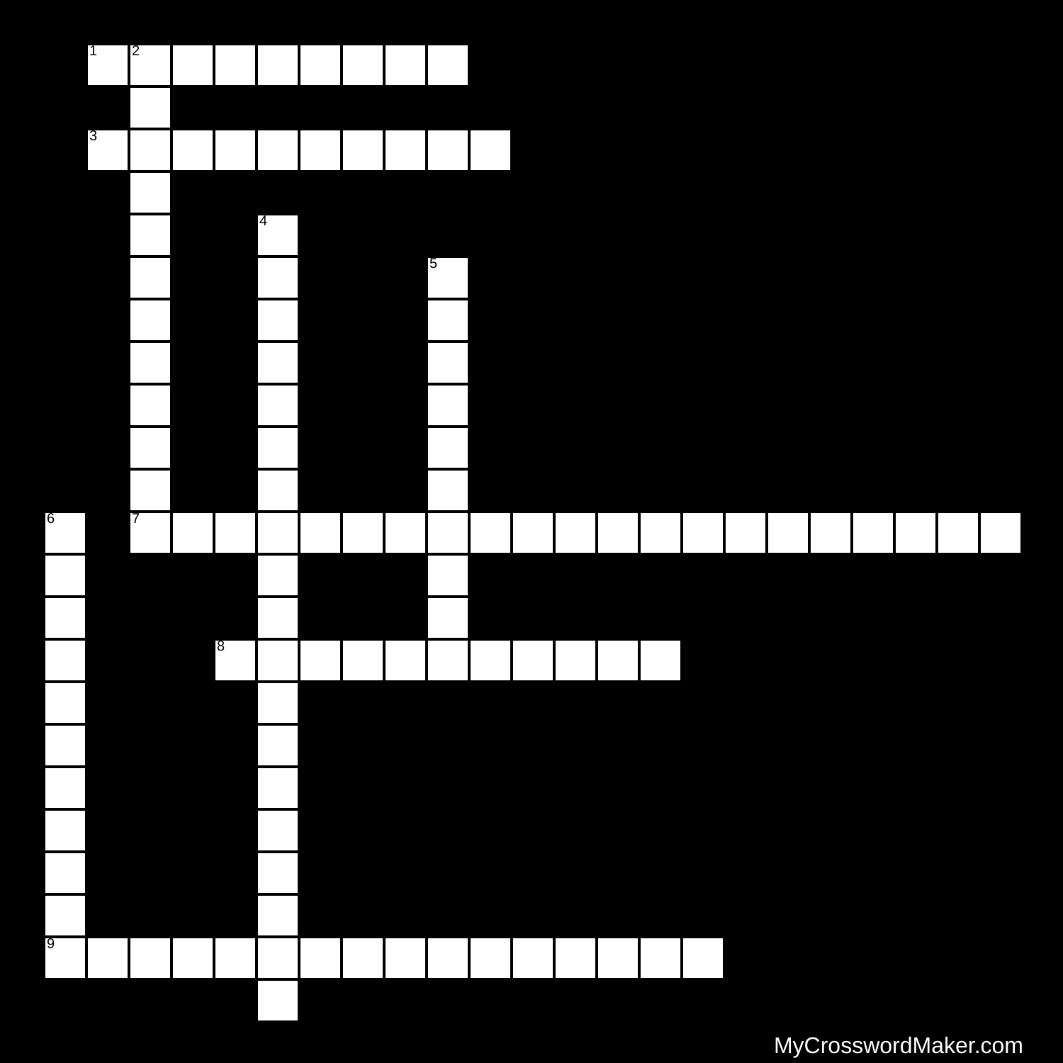 CRUCIGRAMA - Crossword Puzzle