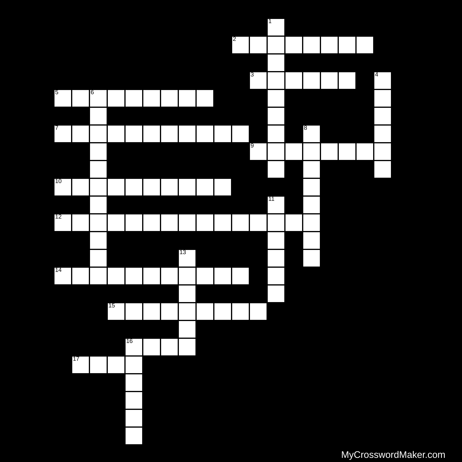 CRUCIGRAMA - Crossword Puzzle