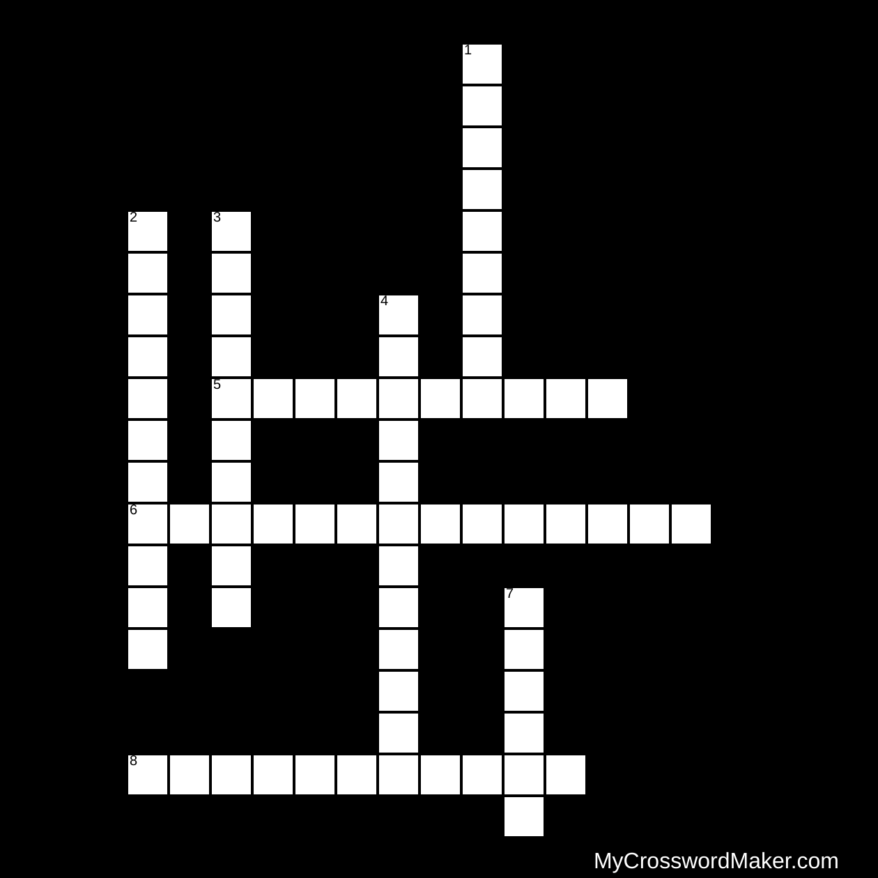 CRUCIGRAMA - Crossword Puzzle