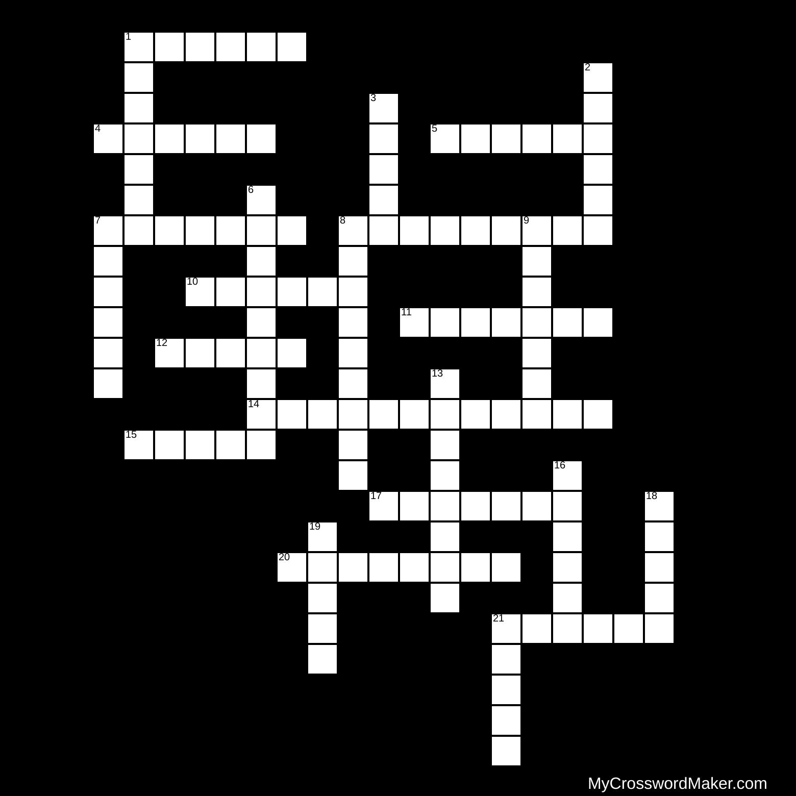 Capitulo 3A/3B Vocabulario - Crossword Puzzle