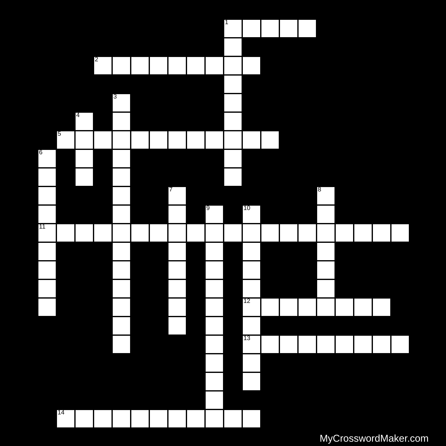 Cell Cross Word - Crossword Puzzle