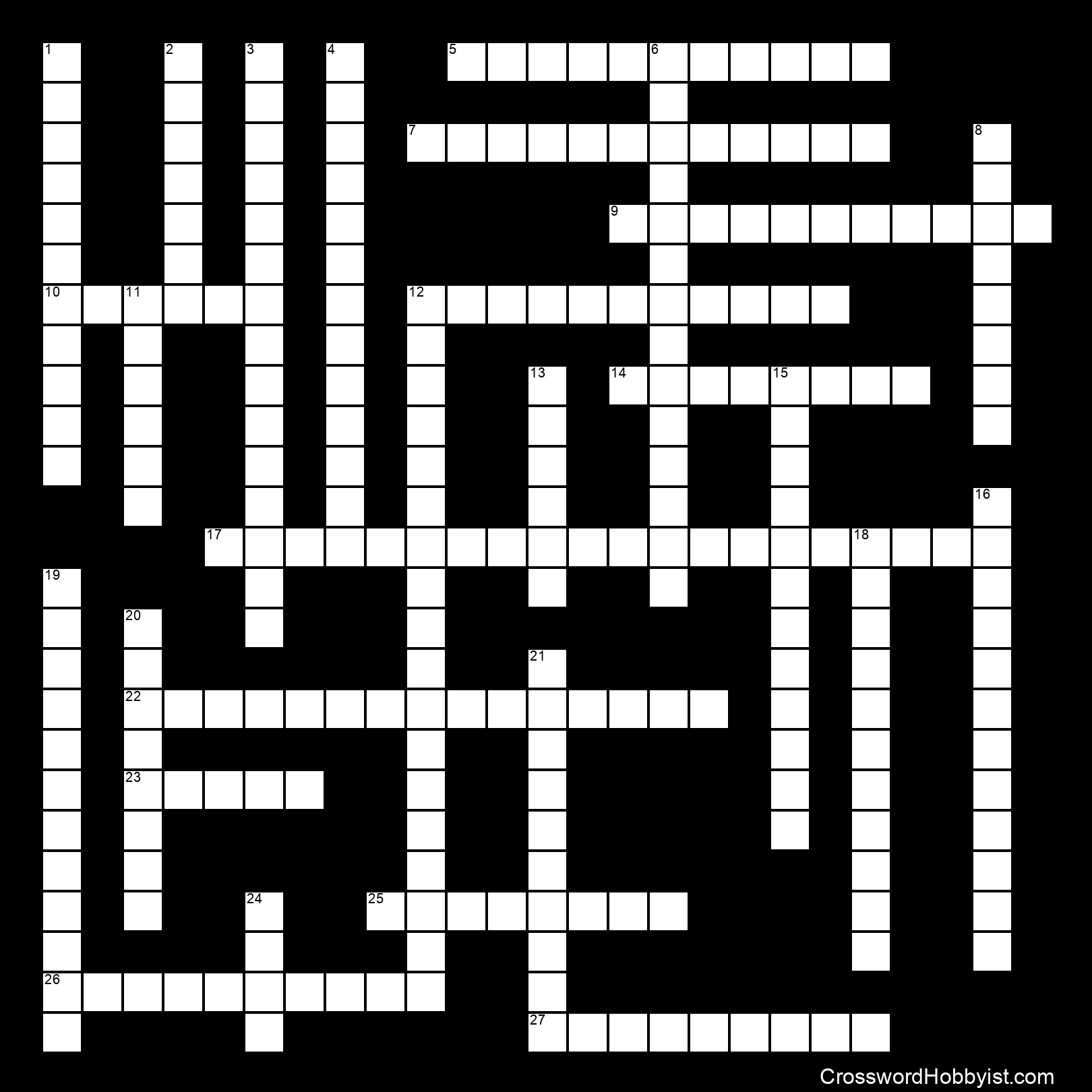 Changes on the Western Frontier - Trey - Crossword Puzzle
