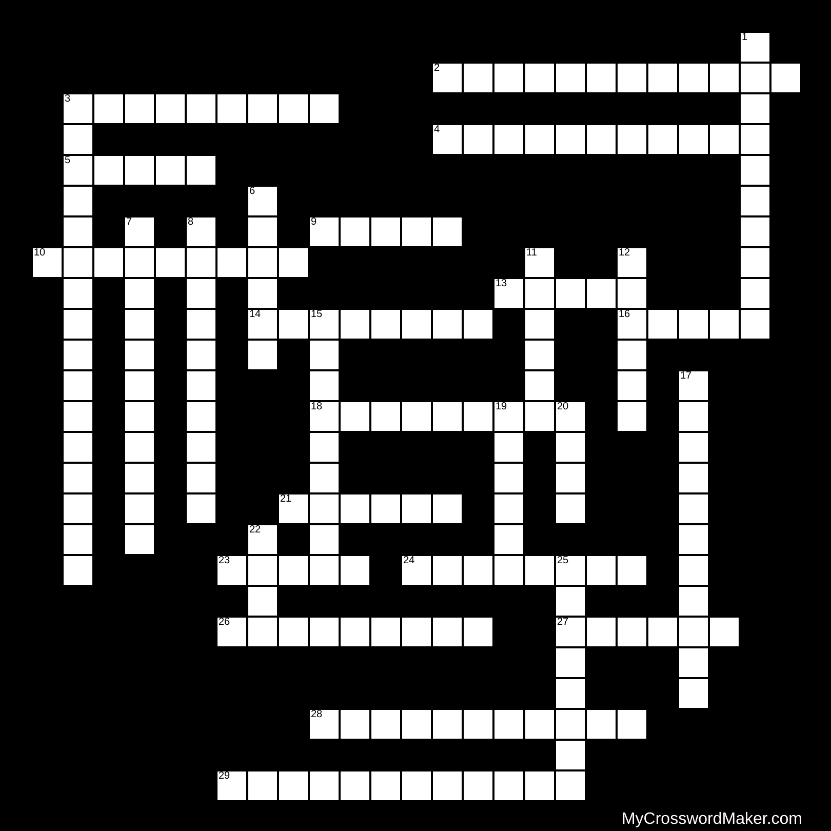 Chapter 13: Introduction to Landform Study - Crossword Puzzle