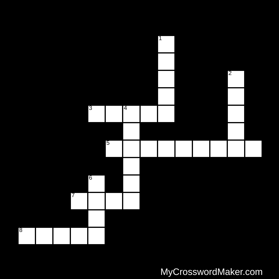Chapter 18: Words to Know - Crossword Puzzle