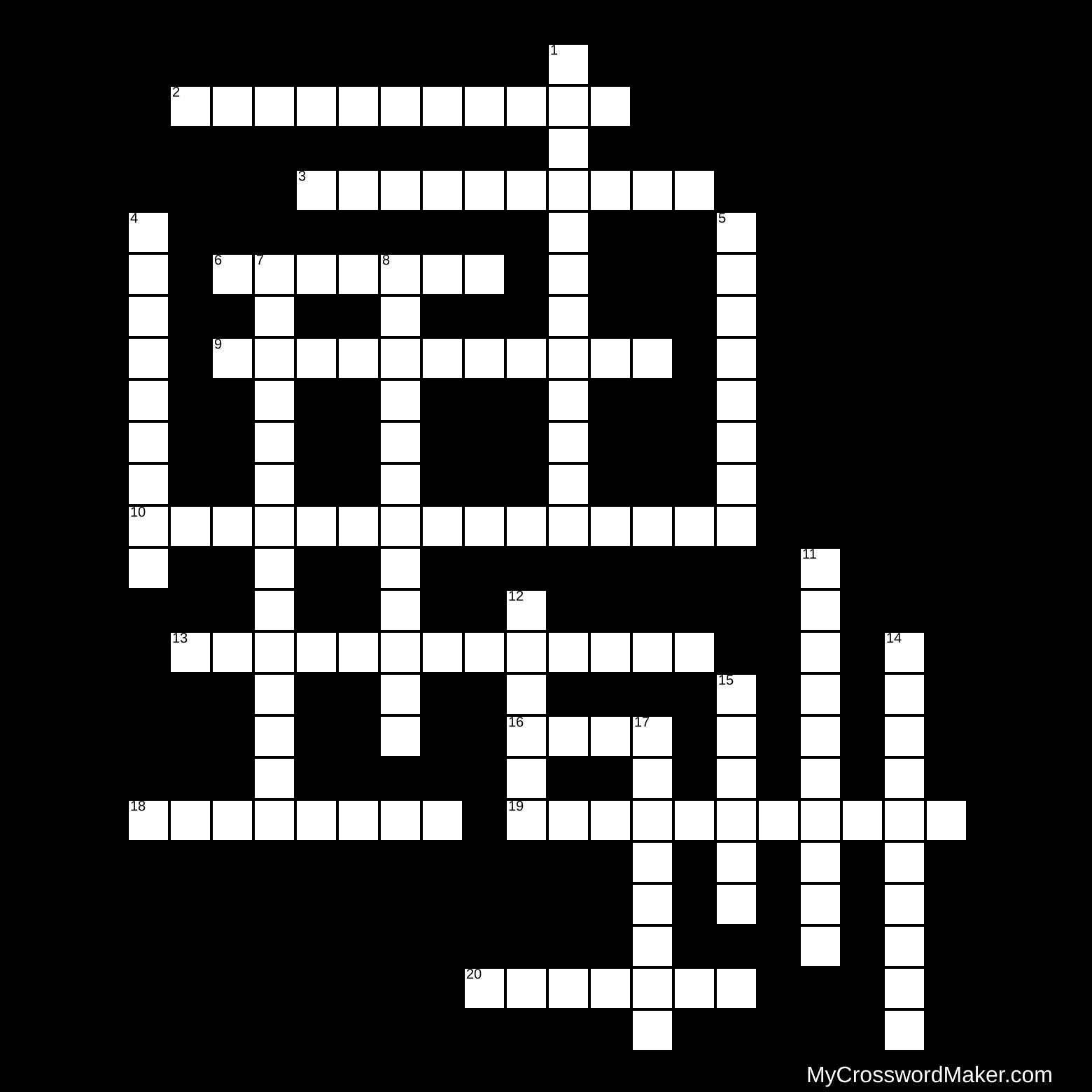 Chapter 9 - Male Reproductive System - Crossword Puzzle