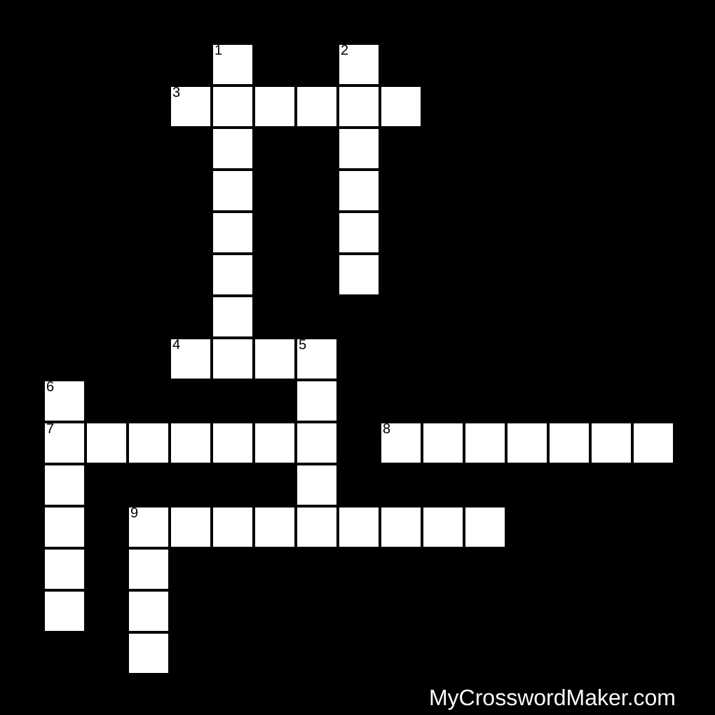 Chemistry Vocabulary - Crossword Puzzle