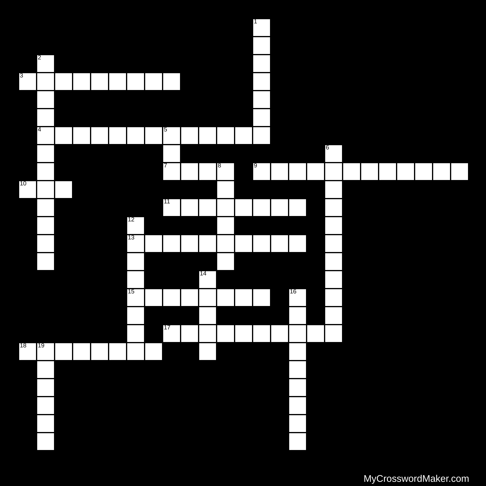 Chemistry of Cells - Crossword Puzzle