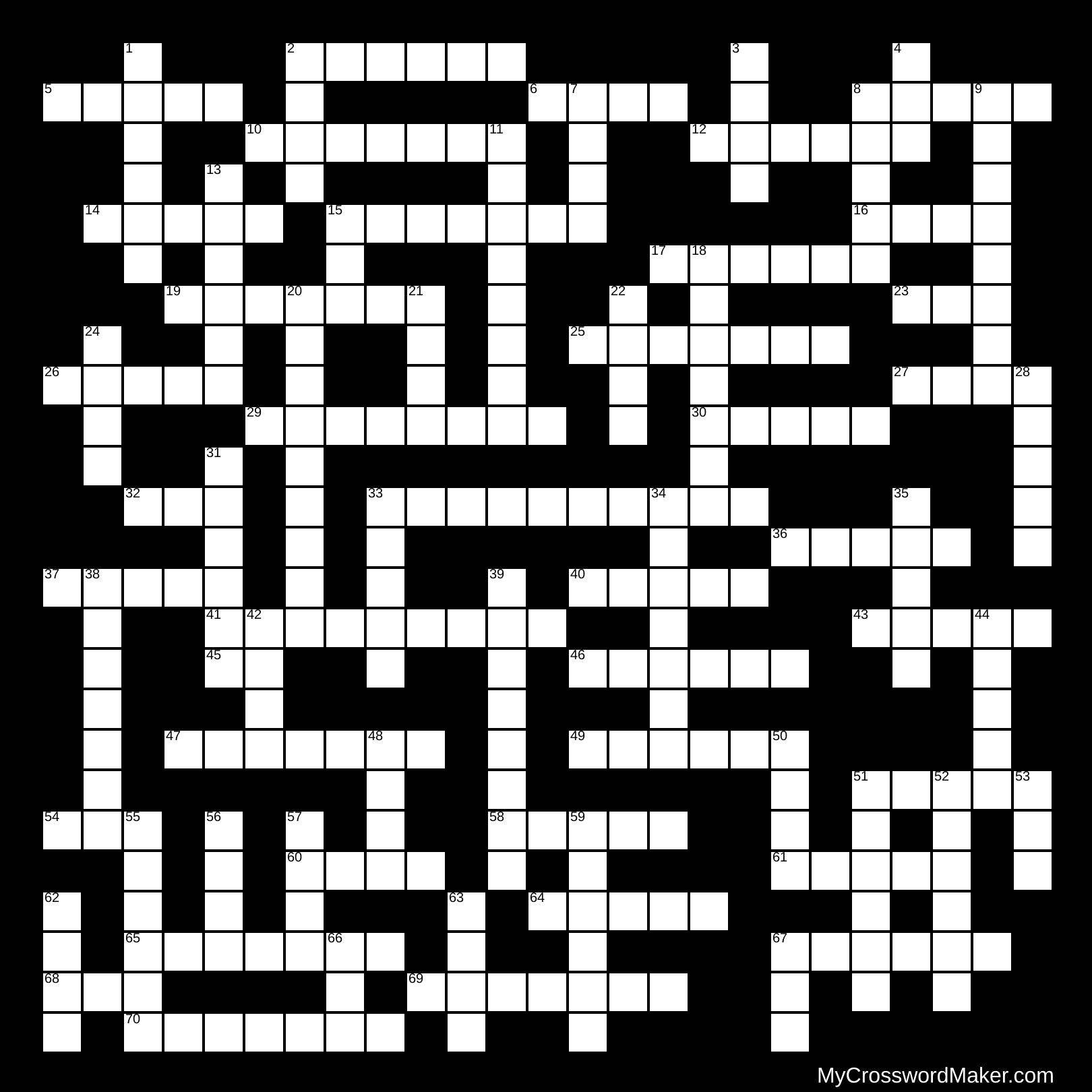 Christmas Trivia Crossword Puzzle