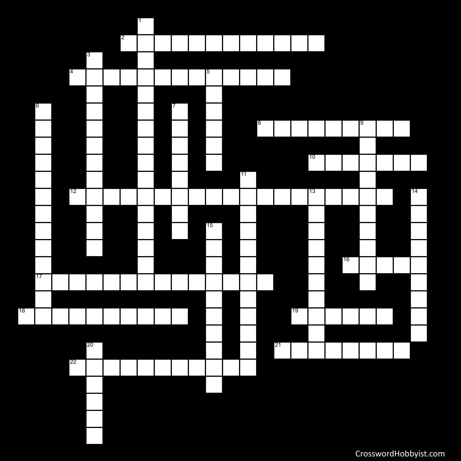 Circulatory System: BP & Blood - Crossword Puzzle