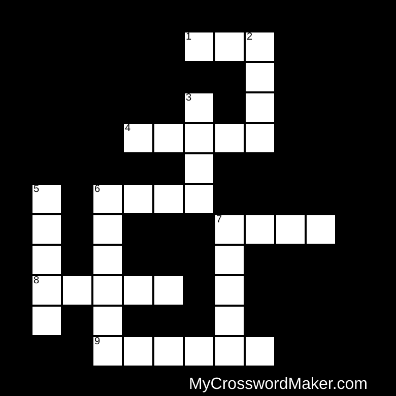 Collective nouns - a group of _ _ _ _ _ - Crossword Puzzle