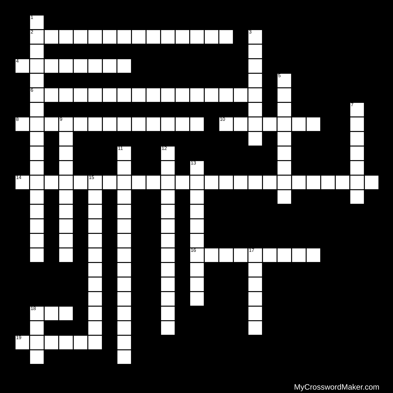 Components of the Universe - Crossword Puzzle