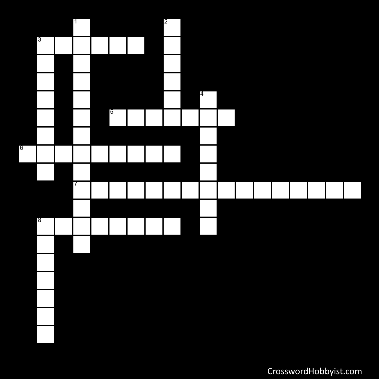Crossword Puzzle #20 - Crossword Puzzle