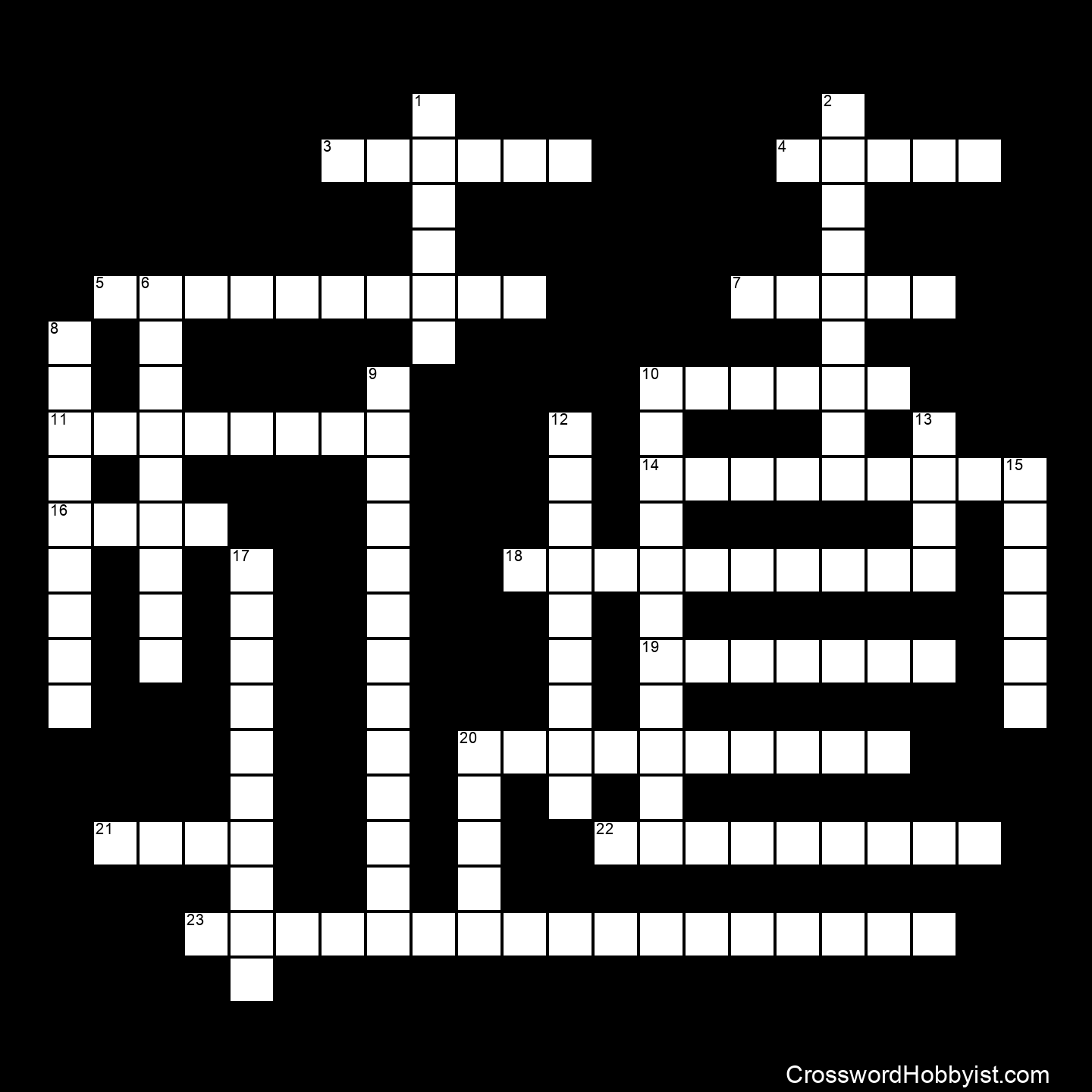Crossword Puzzle Project - Crossword Puzzle