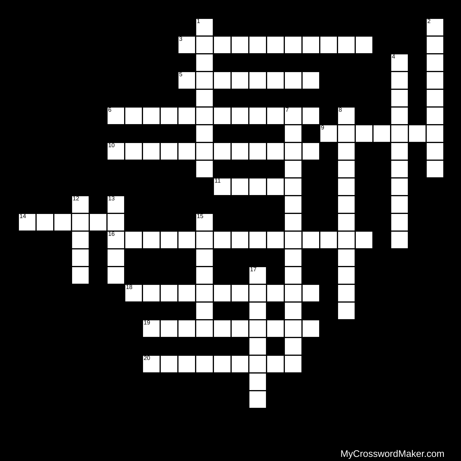 Crucigrama - Crossword Puzzle