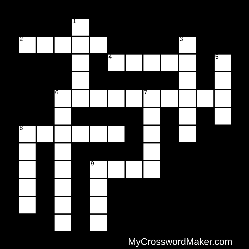 Crucigrama - Crossword Puzzle